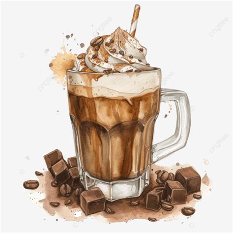 커피 음료 구성 수채화 커피 마시다 음료 Png 일러스트 및 이미지 에 대한 무료 다운로드 Pngtree