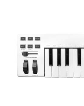 MIDIPLUS AKM L Keys Mini Size MIDI Keyboard Controller White