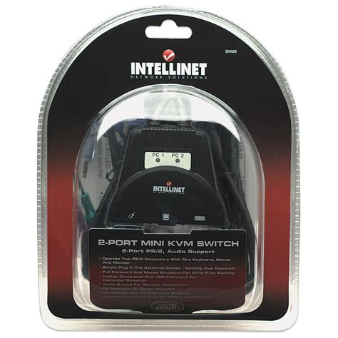 Mini KVM Switch Porte PS Porta Audio Master Switch Switch KVM Networking