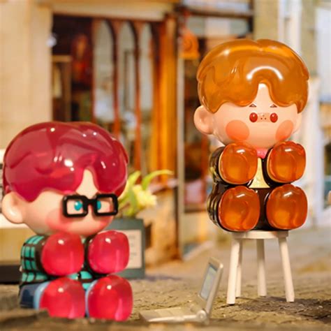 Pop Mart 피노 젤리 유어 보이 시리즈 서프라이즈 박스 오리지널 액션 피규어 만화 모델 미스터리 티몬