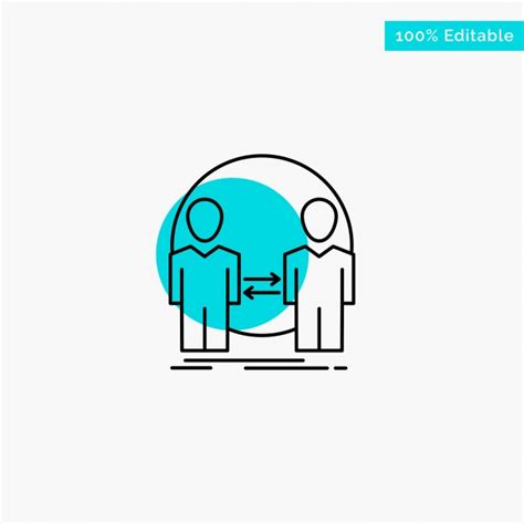 Man Clone User Identity Duplicate Turquoise Highlight Circle