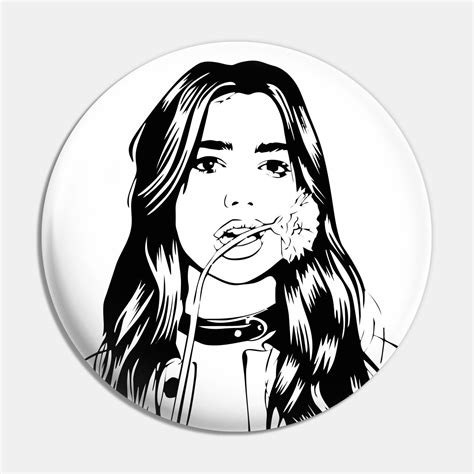 Dua Lipa Art By Aksa Art Dua Black And White Drawing
