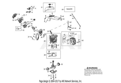 Poulan P3314 Fuel Line Diagram