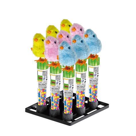 Bala Candy Toy 1un Pintinho Pula Colorido Lavagnoli