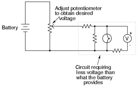 Voltage Divider Circuits Divider Circuits And Kirchhoff S Laws Electronics Textbook