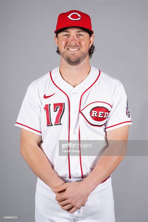 Kyle Farmer Of The Cincinnati Reds Poses For A Photo During The News