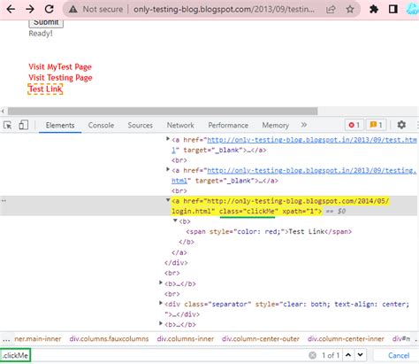 Css Selector In Selenium