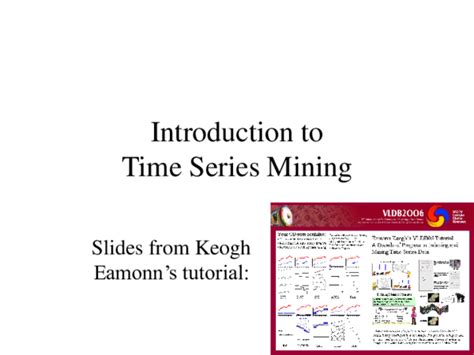 Pdf Introduction To Time Series Mining