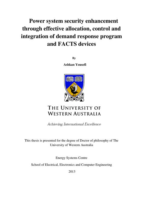 Pdf Power System Security Enhancement Through Effective Allocation