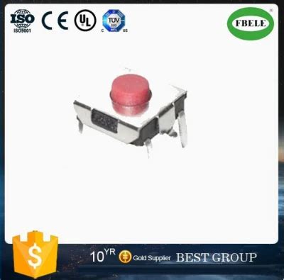 4 Pin Micro Push Button Square Stem Tactile Push Button Switch Tact Switch Small Mini Push