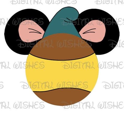 Gus Gus From Cinderella Mickey Mouse Head Ears Digital Iron On Transfer Clip Art Instant