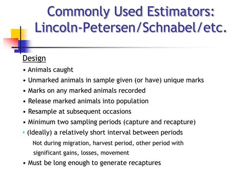Ppt Brief Introduction To Closed Capture Recapture Methods Powerpoint Presentation Id 1377854