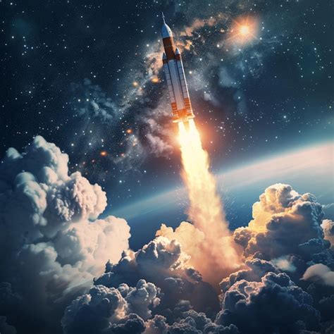 Rocket Into Space Images Free Download On Freepik