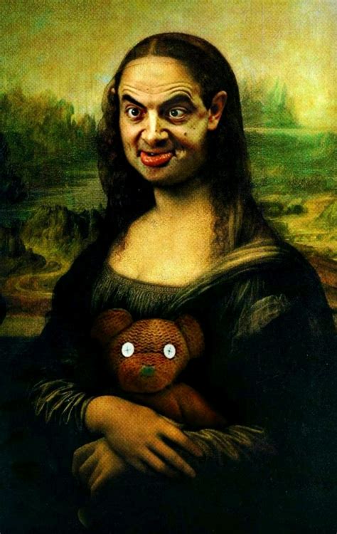 Mr Bean Drawing Mona Lisa At Sam Cawthorn Blog