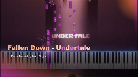 Fallen Down Undertale Piano Tutorial By Laith Najjar Youtube