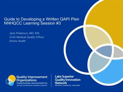 Cms Guide For Developing A Qapi Plan