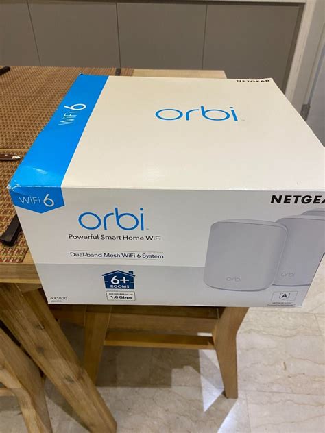 orbi ax1800 wifi 6 dual band mesh router rbr350 main router 2