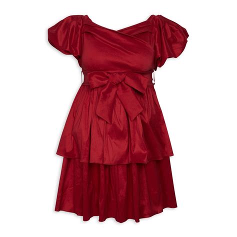 Red Plus Size Fit And Flare Dress 3124363 Zeta