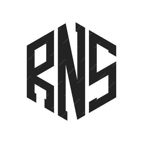 Premium Vector Rns Logo Design Initial Letter Rns Monogram Logo Using