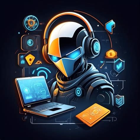 Premium Ai Image Cyber Security Icons Data Protection Symbols Online Security Internet Safety