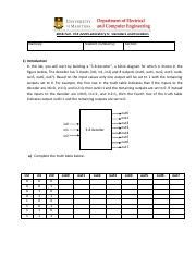 Decoders And Encoders Lab Building A Decoder And Priority Course Hero