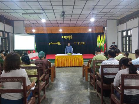 ပဲခူးတိုင်းဒေသကြီးဝန်ကြီးချုပ်ဦးမျိုးဆွေဝင်း နတ်တလင်းမြို့နယ်အဆင့်ဌာနဆိုင်များနှင့်တွေ့ဆုံ