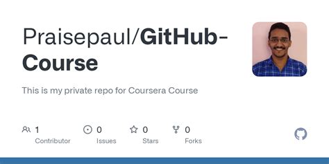 github praisepaul github course this is my private repo for coursera