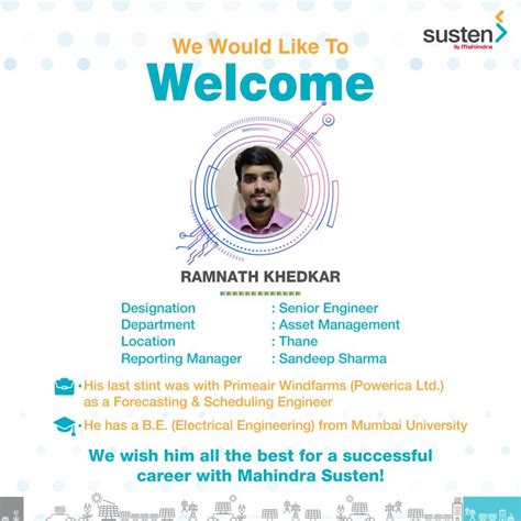 Ramnath Khedkar On Linkedin Mahindra Susten 52 Comments
