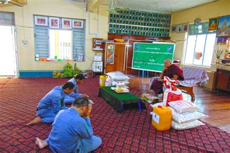 နယ်စပ်ရေးရာဝန်ကြီးဌာနက စစ်ကိုင်းတိုင်းဒေသကြီးရှိ ဘုန်းတော်ကြီးကျောင်းမ