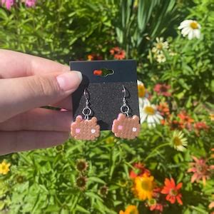 Cookie Cat Steven Universe Mini Perler Bead Earrings Etsy