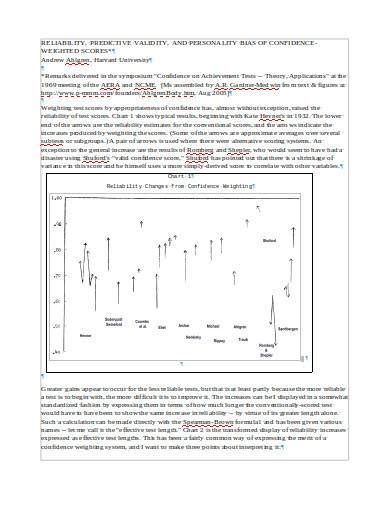 Free 10 Predictive Validity Samples And Templates In Ms Word Pdf