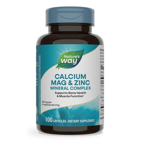 Natures Way Calcium Magnesium Zinc 100 Caps