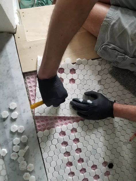 Diy Vintage Inspired Hex Tile Floor Part 1 Hometalk