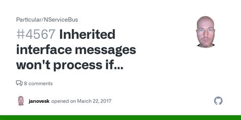 Inherited Interface Messages Wont Process If Conventions Is Used And