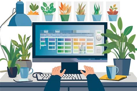 Premium Vector Hands Typing On Keyboard Illustration