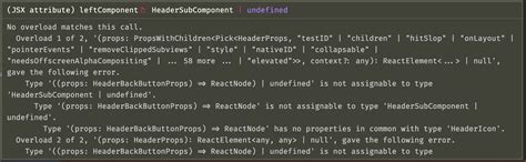 Reactjs React Navigation And React Native Elements Header Types Are