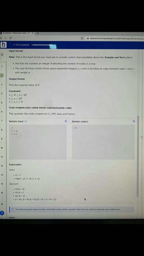 Razorpay Oa Coding Questions And Solutions Set 4 2022 Desi Qna