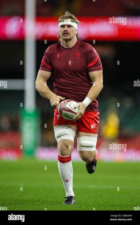 Aaron Wainwright Of Wales Warms Up Ahead Of The Quilter Nations Series