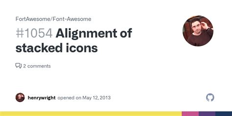 Alignment Of Stacked Icons · Issue 1054 · Fortawesomefont Awesome · Github