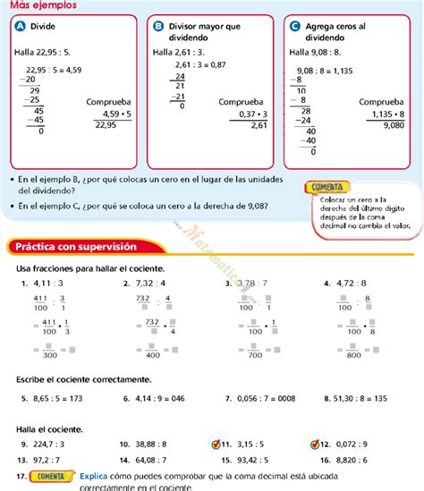 Divisor Ejemplos Clave Para Comprender Los Divisores