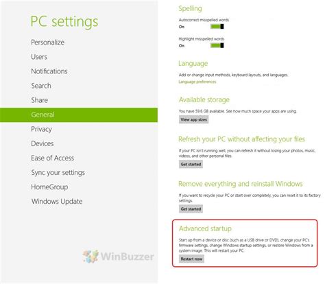 How To Access The Windows Boot Options Menu In Windows 10 Or Windows 8 WinBuzzer