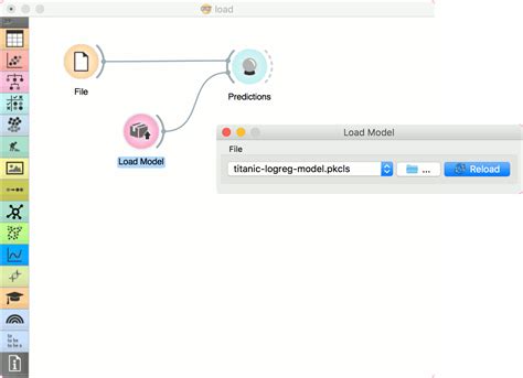 Load Model — Orange Visual Programming 3 Documentation