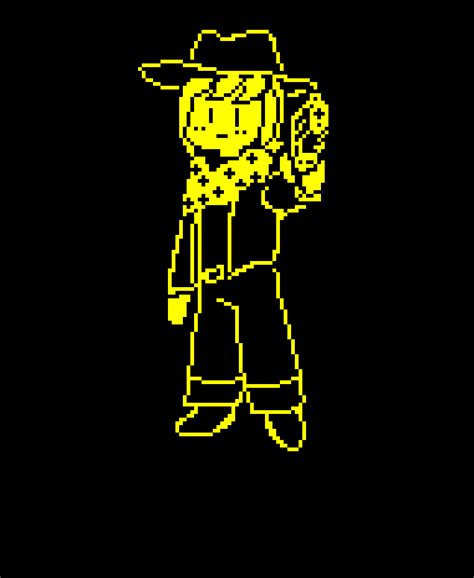 I Made A Clover Battle Sprite In My Head Instead Of Humans Being Black