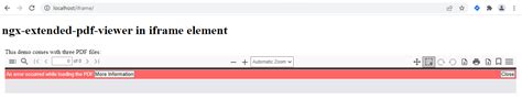 error when on iframe · issue 1198 · stephanrauh ngx extended pdf viewer · github