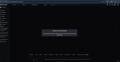 Screen Time Limit Bug Platform Usage Support Developer Forum Roblox