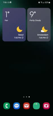 One UI Feature Focus Samsung S New Dynamic Weather Widget SamMobile