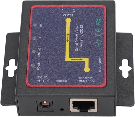 Rj45 To Rs232 Serial Network Adapter Ethernet To Rs232 Serial Device Server 300bps