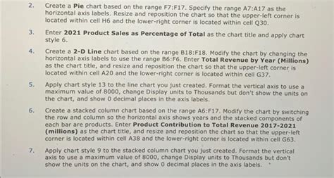 Solved 2 3 4 5 Create A Pie Chart Based On The Range