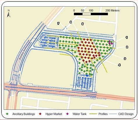 Location Map Of Profile Sections 41subsurface Cross Sections A Seven