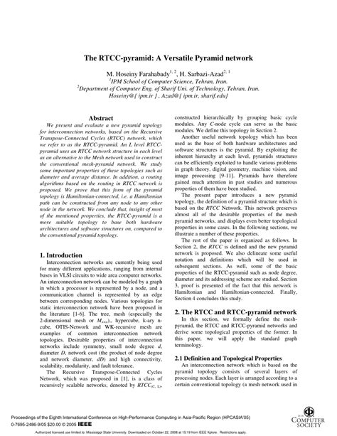 Pdf The Rtcc Pyramid A Versatile Pyramid Network